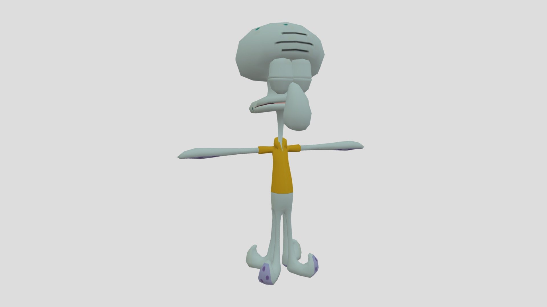 Wii Atlantis SquarePantis - Squidward - Download Free 3D model by SMF ...