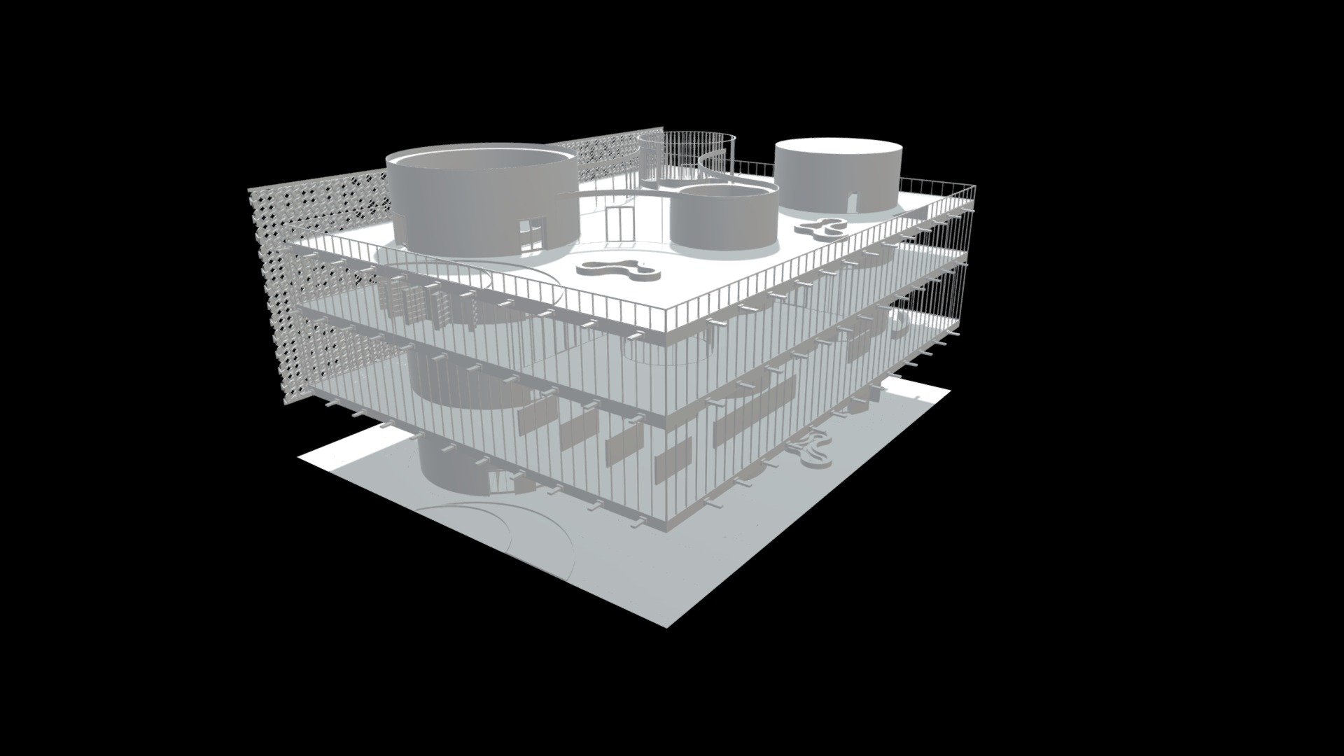 Architecture Research Center - 3D model by vane2464 [1f7e182] - Sketchfab
