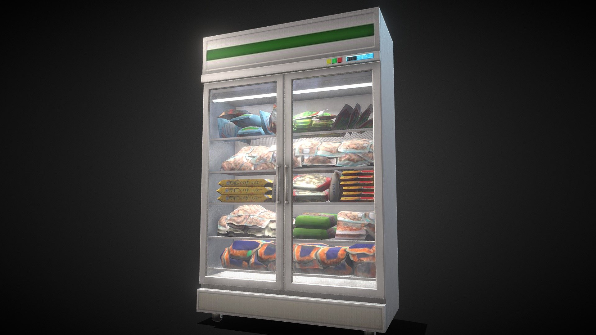 Refrigerated Display Freezer - Buy Royalty Free 3D model by animod ...