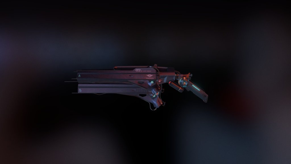 Space Gun for Cosmos Crash - 3D model by ViRiver Studio (@viriver ...