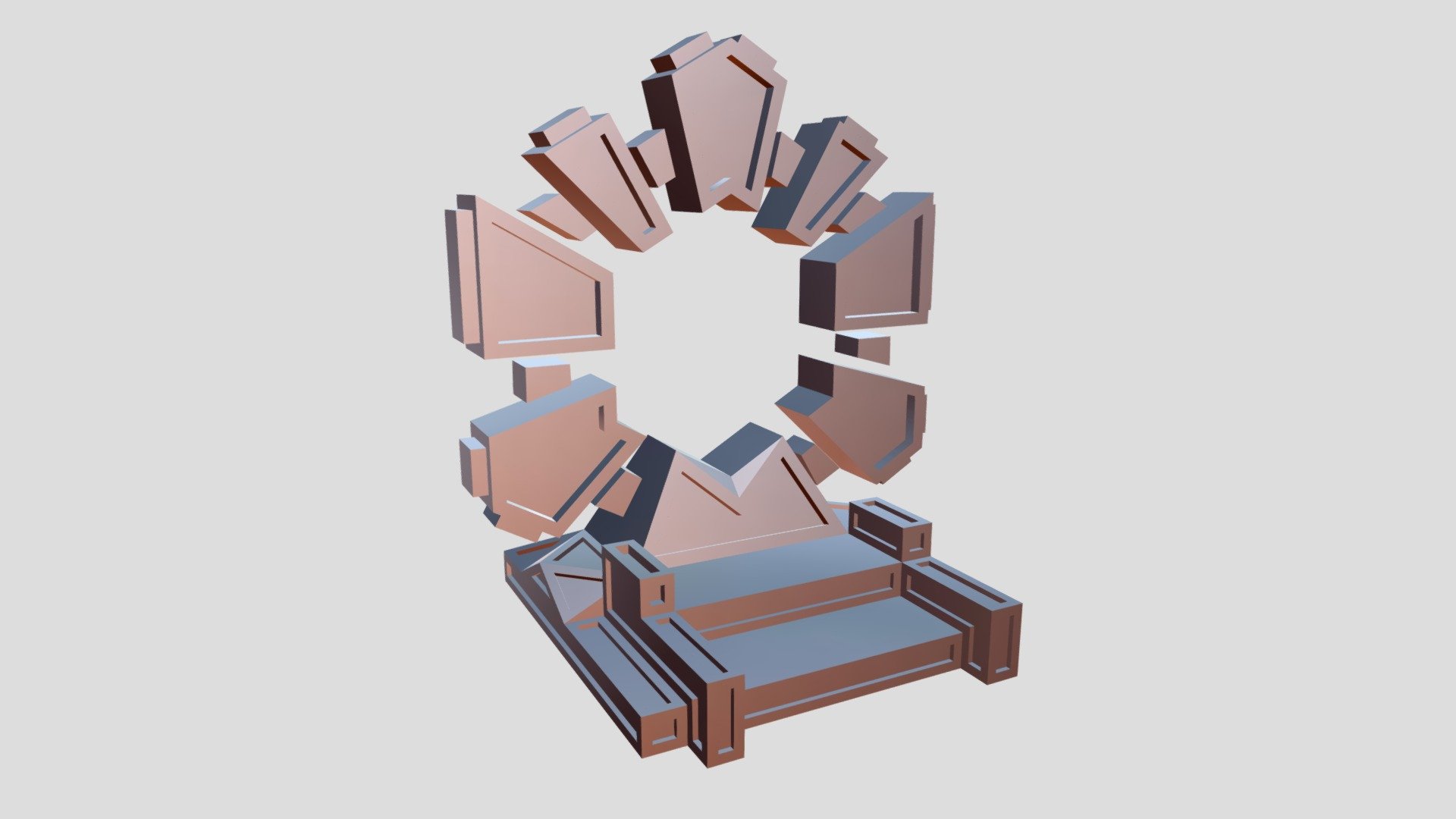 Teleport Gate of the Sacred Few - Download Free 3D model by Trockk ...
