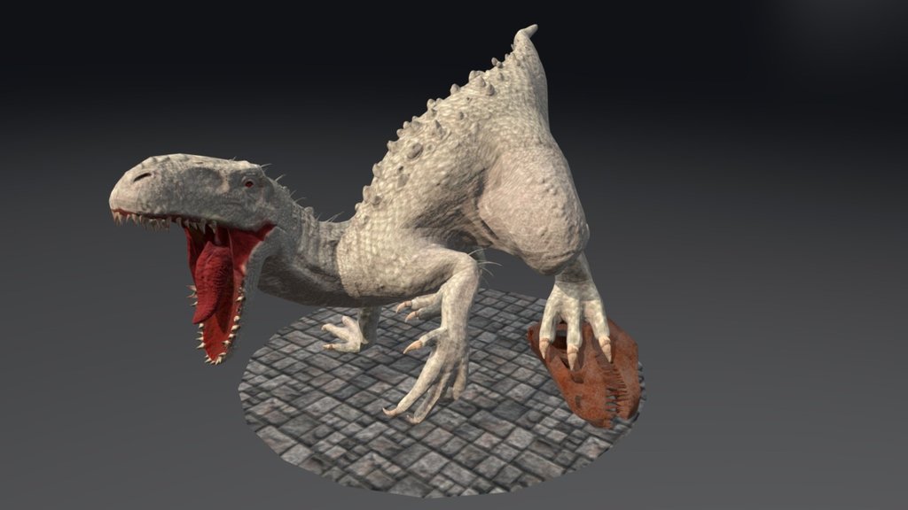 Indominus Rex - 3D model by Lauren H. McKenzie (@revois) [1f82813 ...