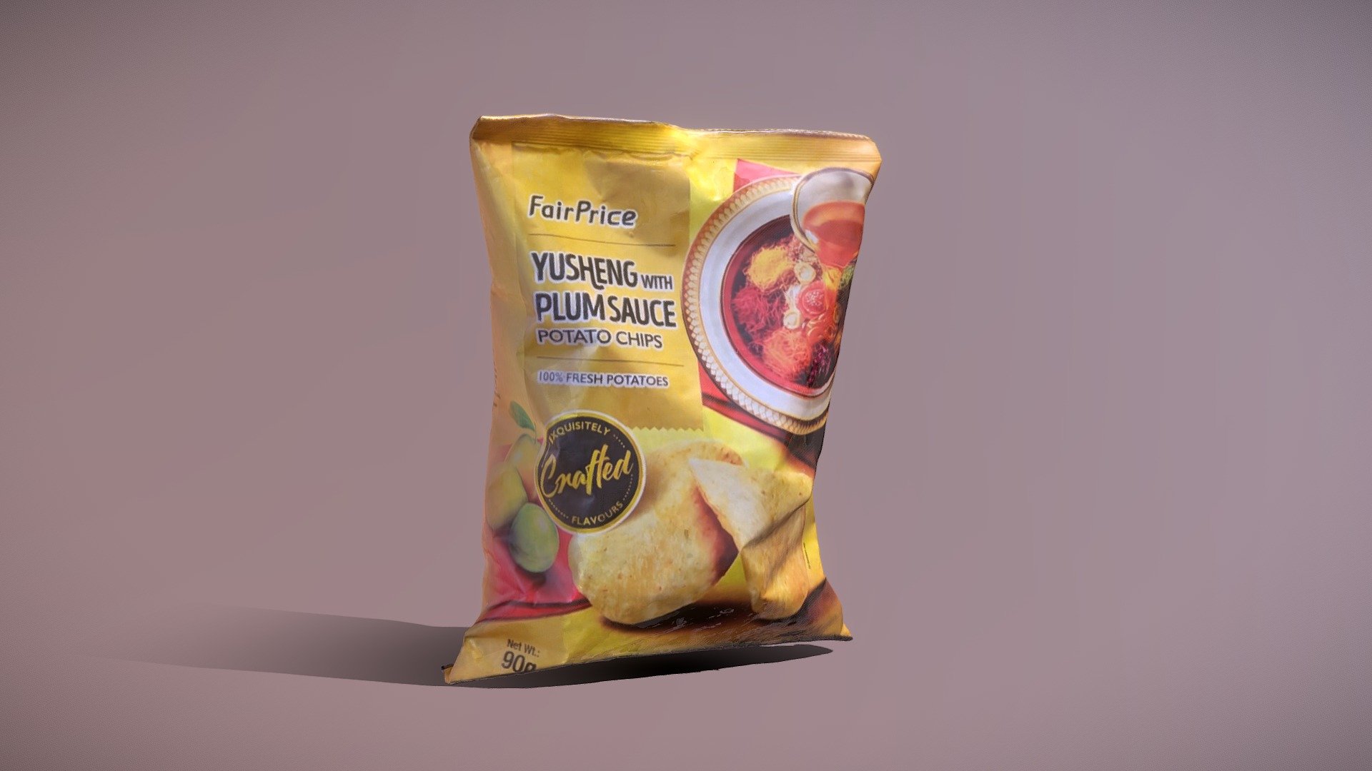 Fairprice Yusheng Potato Chips - 3D model by VDOFX [1f8287b] - Sketchfab