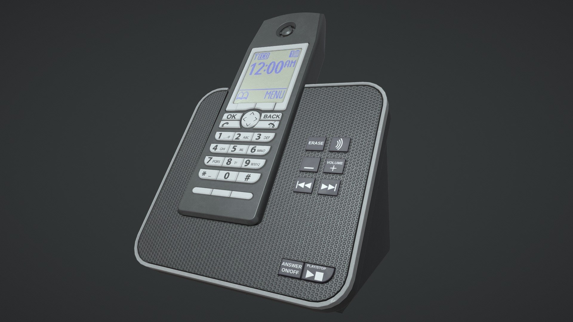 Cordless Office Phone - 3D model by Replexx [1f830a5] - Sketchfab