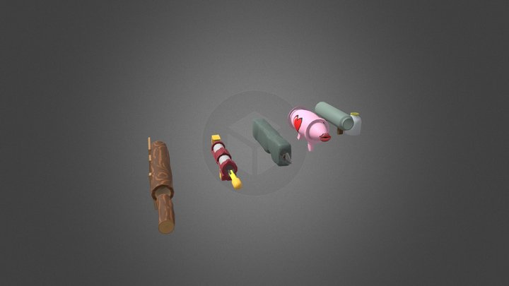 Bazooka 3D models - Sketchfab
