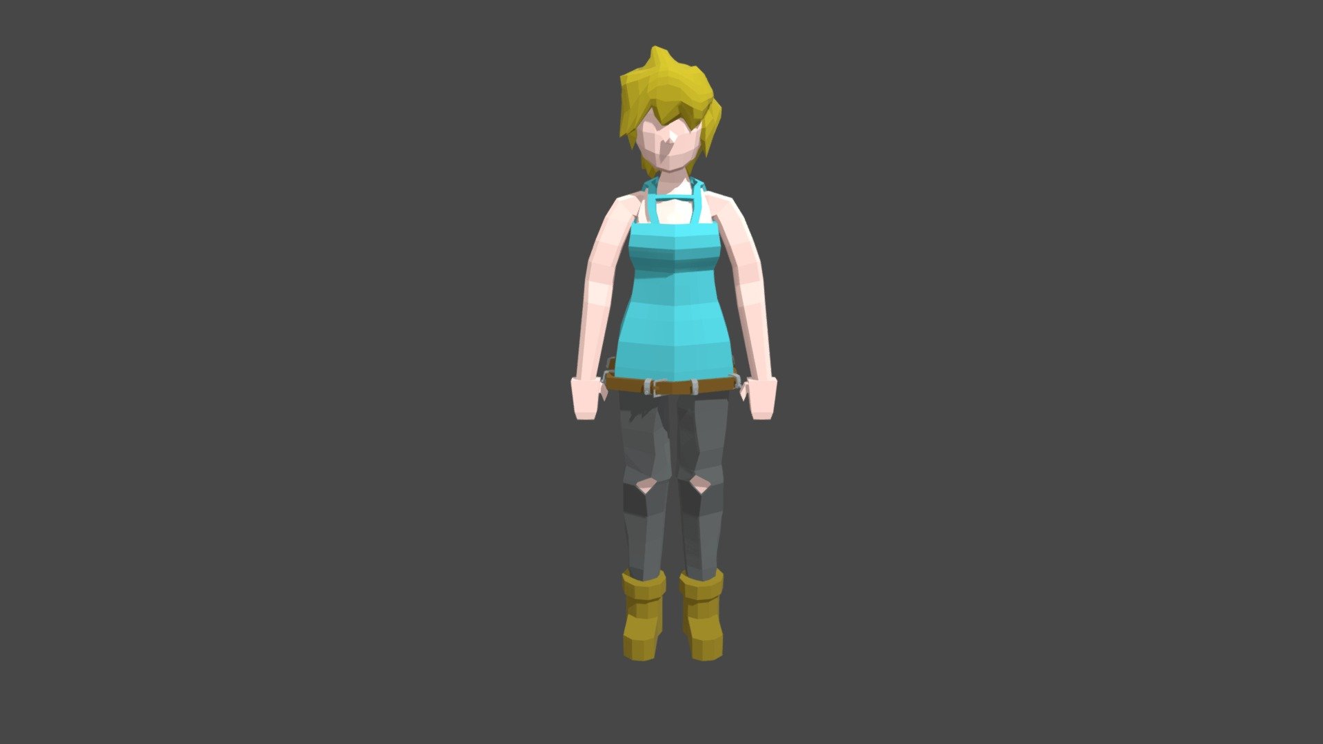 one more low poly character - Download Free 3D model by Wionka [1f859dd ...