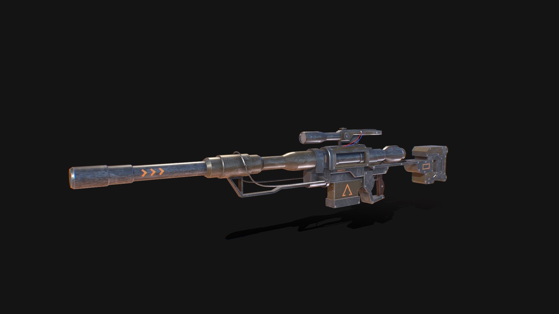Sniper - Download Free 3D model by Kristian West (@KristianWest ...