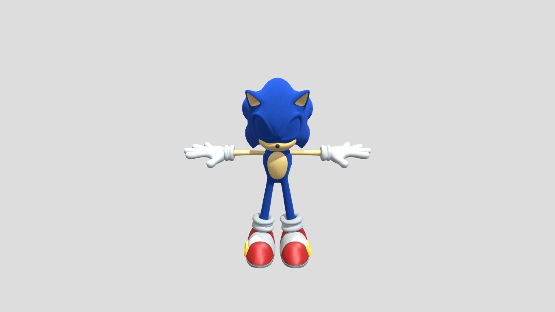 sonic_frontiers___sonic_model_dl_by_detexki99_df - Download Free 3D ...