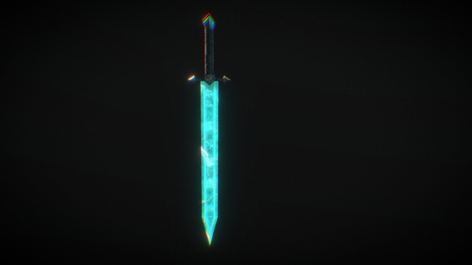 Ice Sword - Download Free 3D model by Aminur Rahman (@Aminurrahman ...