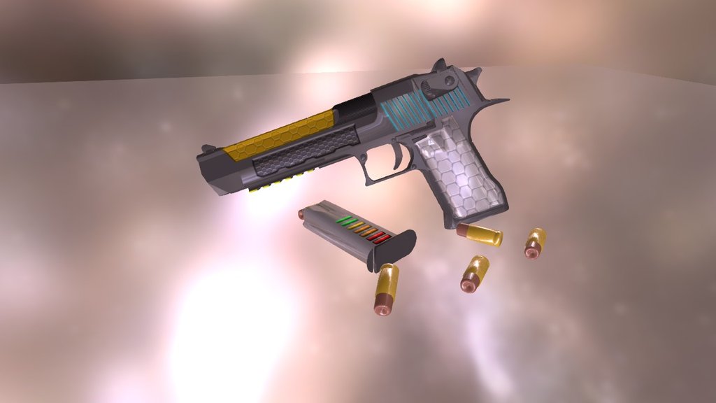Deagle_Space - 3D model by darkchaos [1f8971b] - Sketchfab