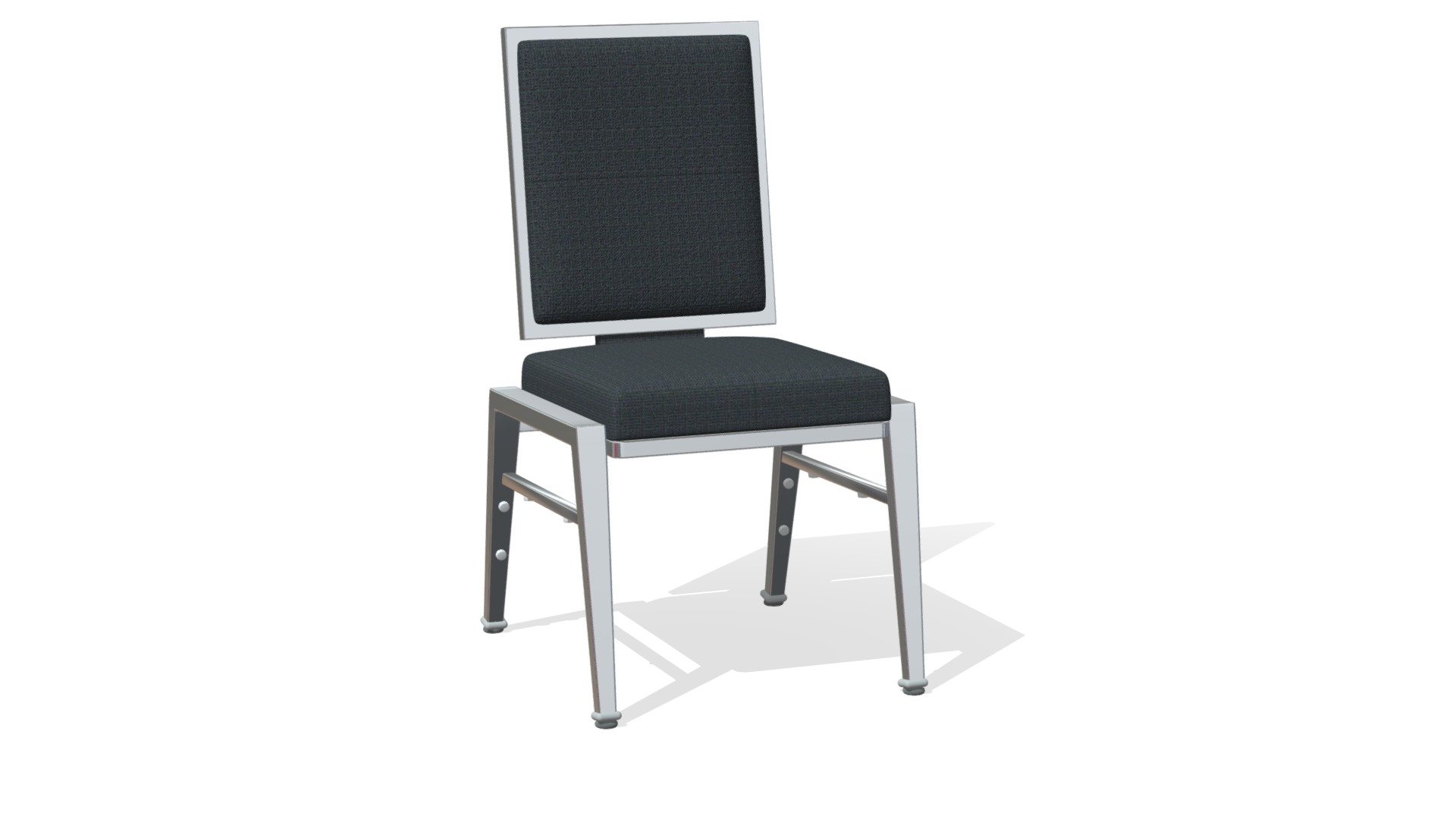 Ramler CR-007 Chair - Aluminum + Blue Grey - 3D model by skingsford ...
