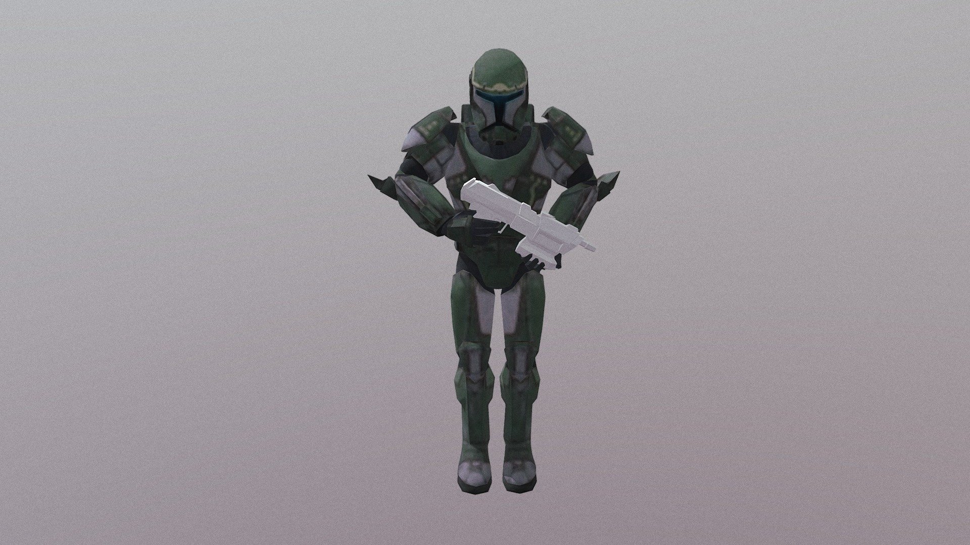 Republic Commando Soldier (Green) - 3D model by Can Karka (@Cankar ...