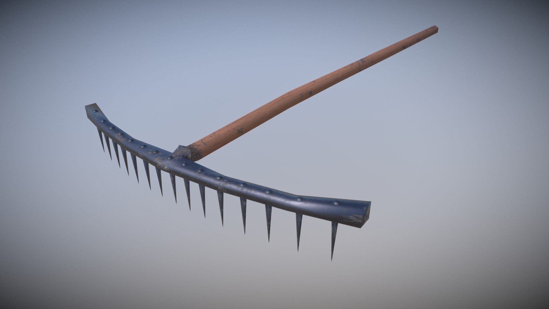 Game Ready Rake Low Poly - Buy Royalty Free 3D model by FunFant ...