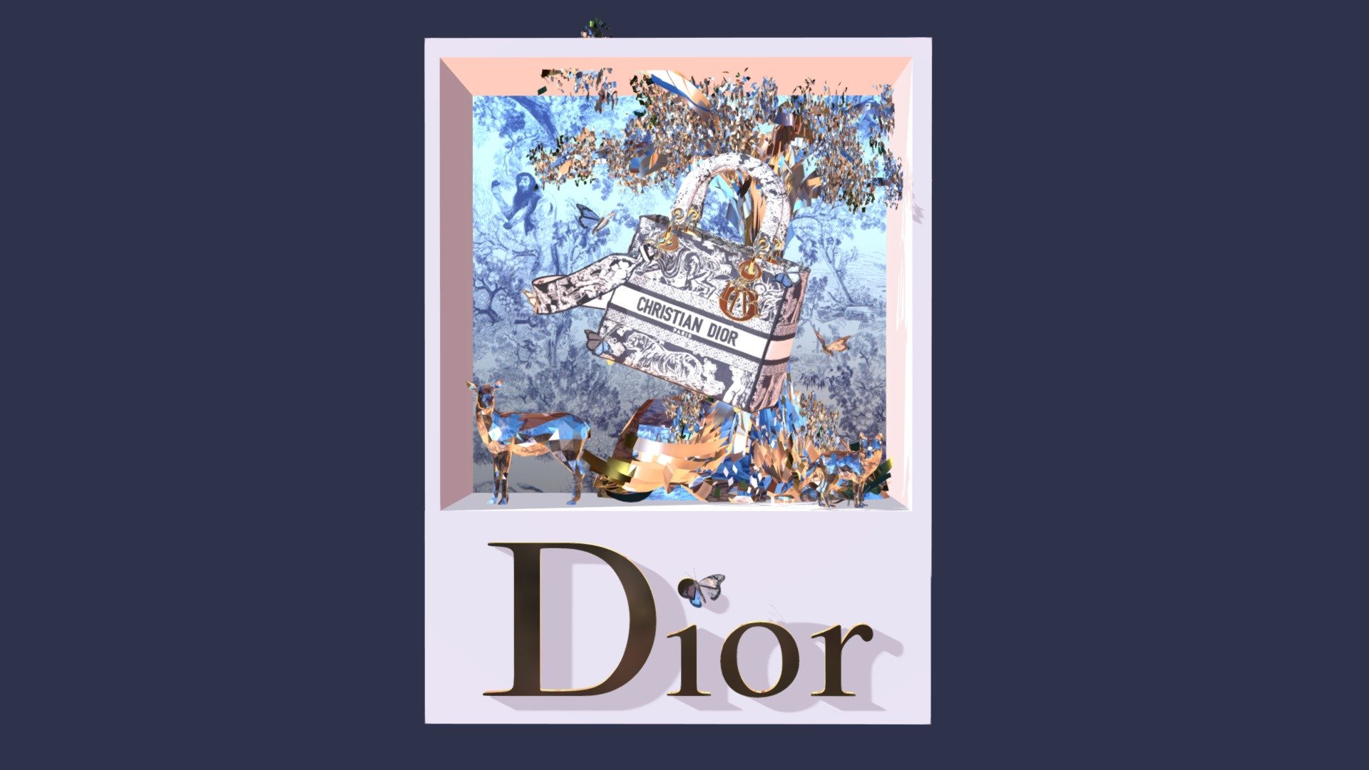 ANIMATED DIOR WINDOW DISPLAY - DIORAMA (v.3) - Download Free 3D model ...