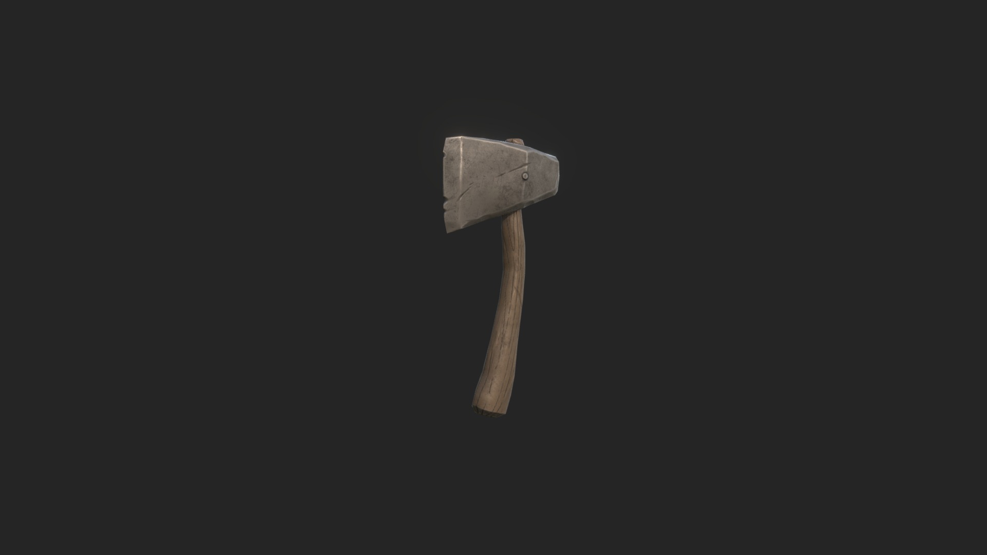 Props . Stylized Wood Axe - 3D model by A . Priabudiman (@priabudiman ...