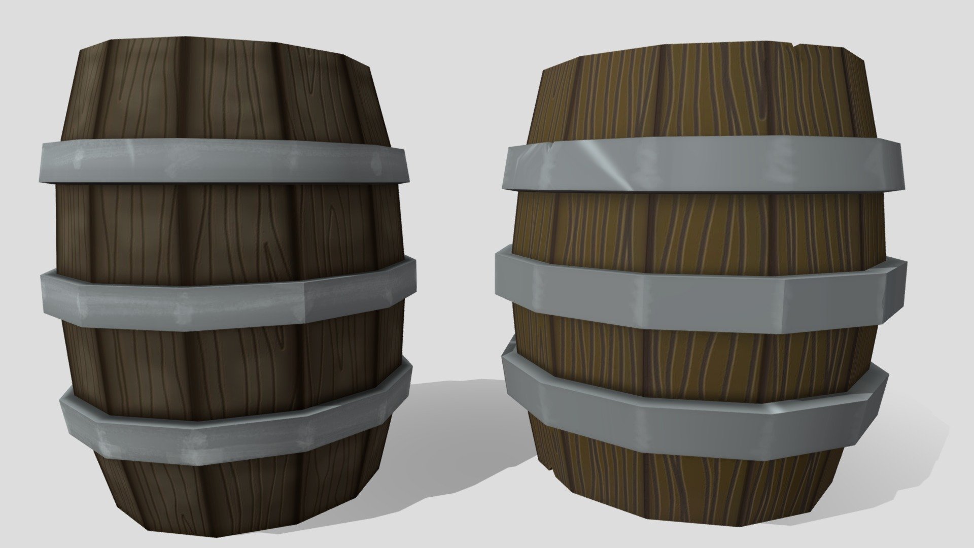 Barrels - Realistic - 3D model by Tchyoz [1f91d0f] - Sketchfab