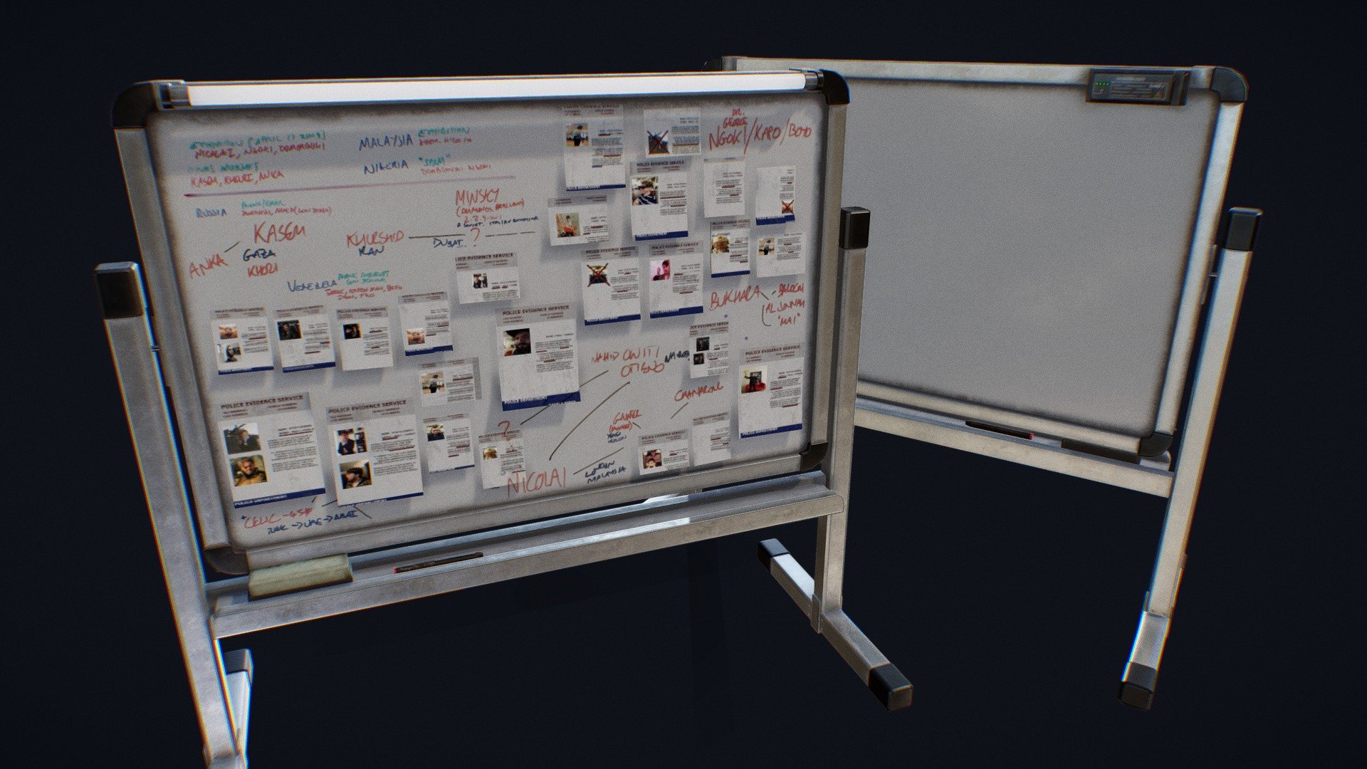 Gas Board ( Two Side ) - 3D model by Reberu Games (@ReberuGames ...