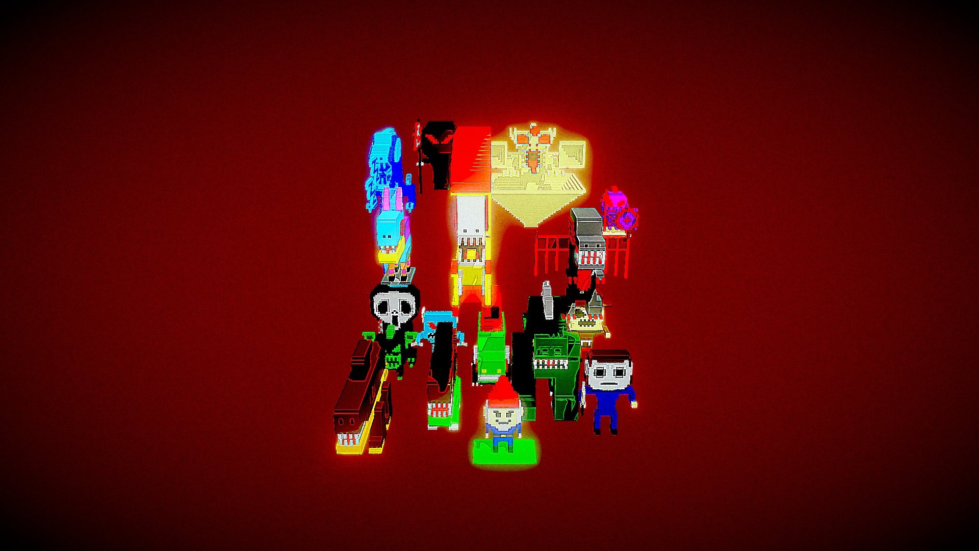 Monster Army for Halloween1 - Download Free 3D model by ...