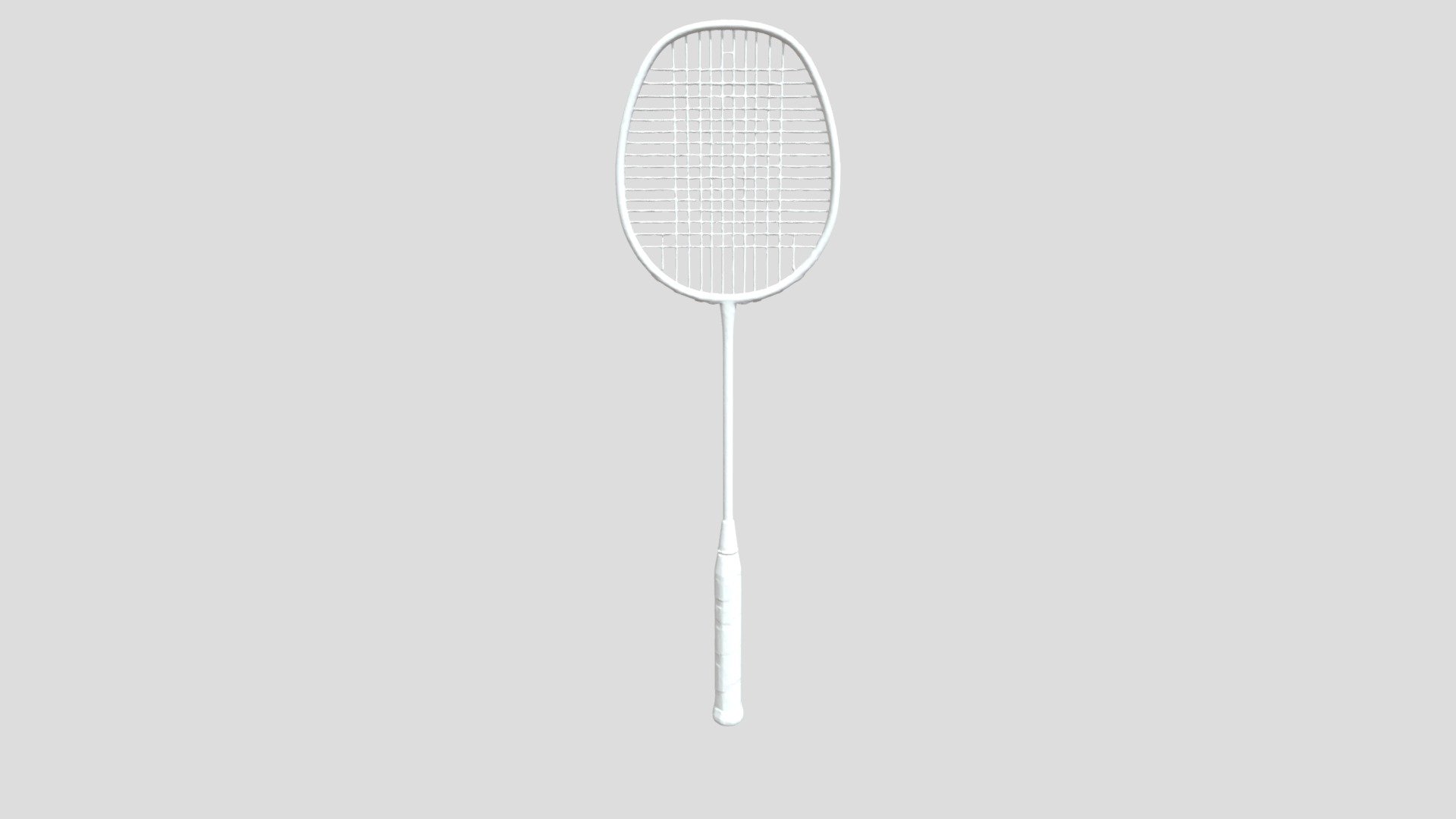 Badminton Racket - 3D model by celtiancolo2010 [1f93a88] - Sketchfab