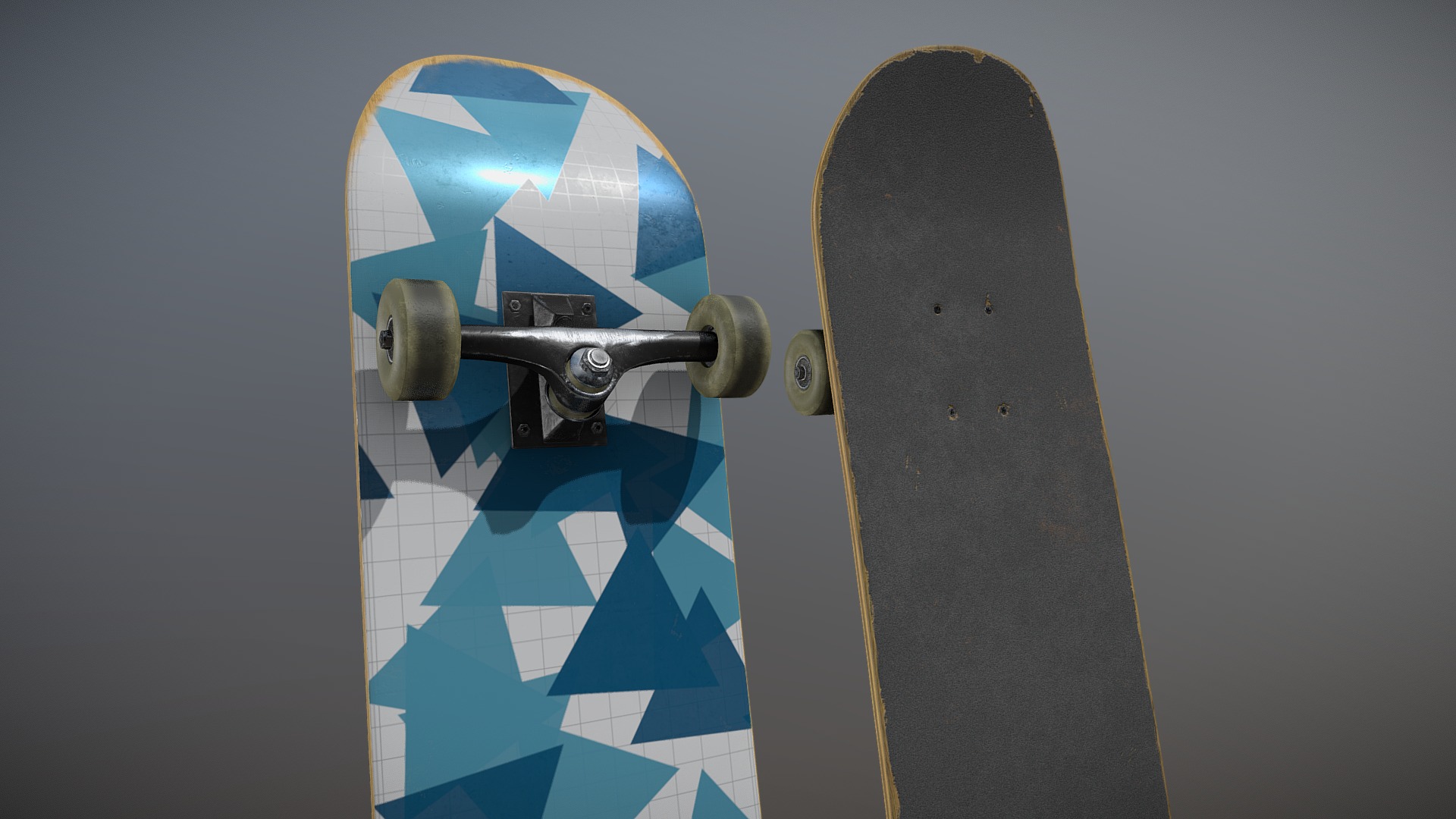 Skateboard [Sketchfab Texturing Challenge] - 3D model by dustinmaertz [1f95812] - Sketchfab