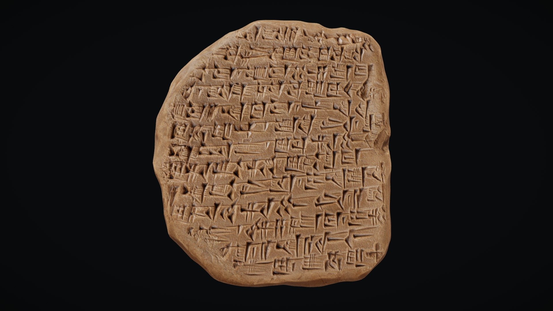 Assyrian Tablet - 3D model by Infinity Models (@infinitymodels ...
