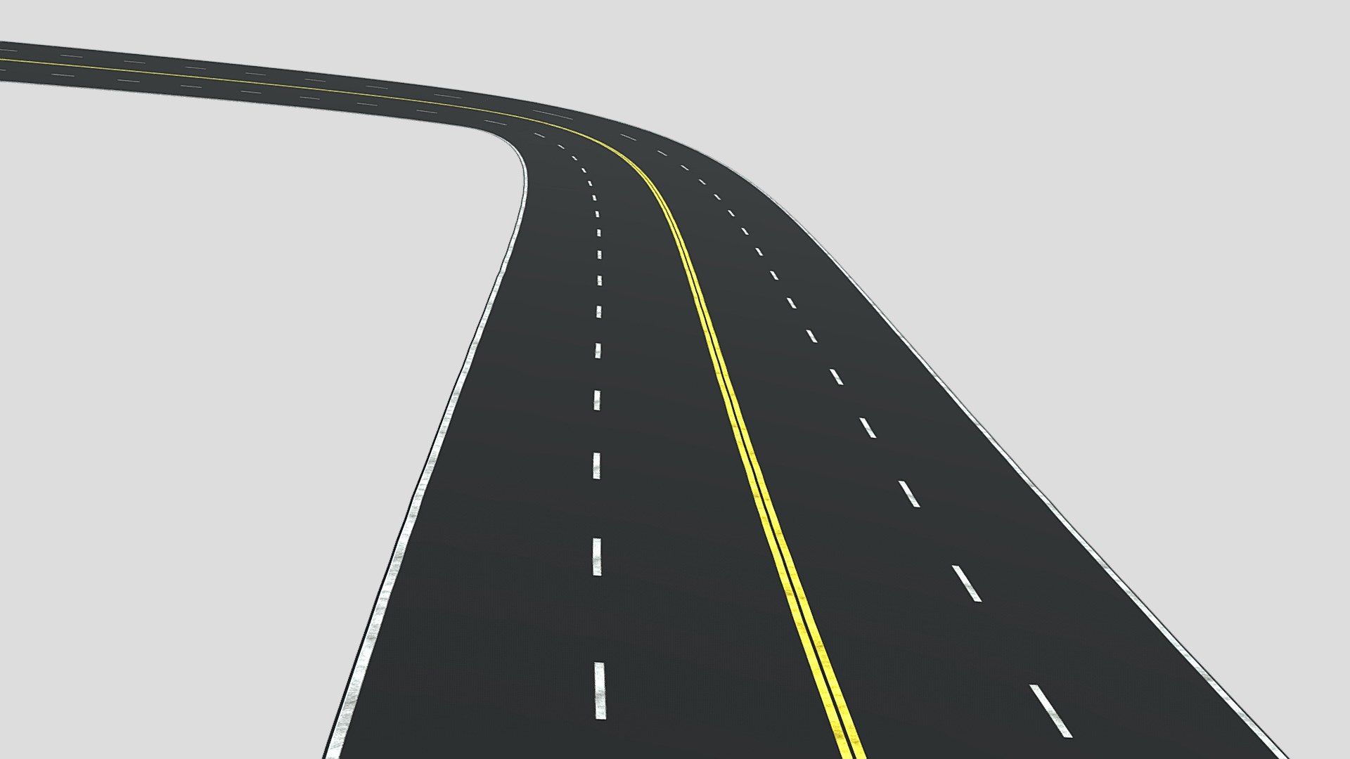 Realistic Road - Download Free 3D model by skullgamer9456 [1f9ade1 ...