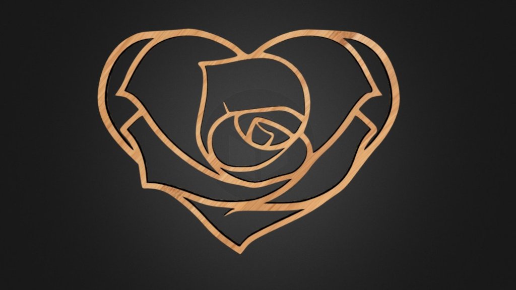 Lotus Heart - 3D model by eliaweiss [1f9b46a] - Sketchfab