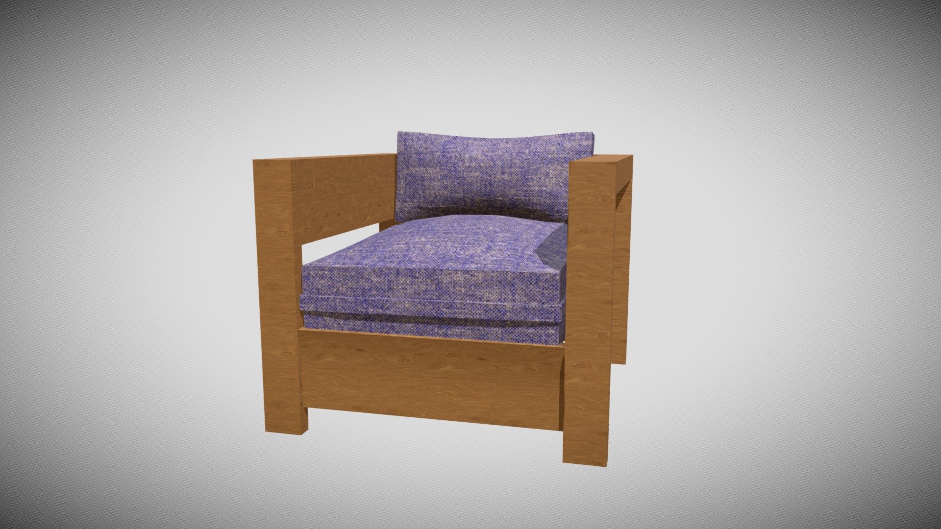 Patio Chair Model - 3D model by Andrew.Dunlap [1f9be46] - Sketchfab