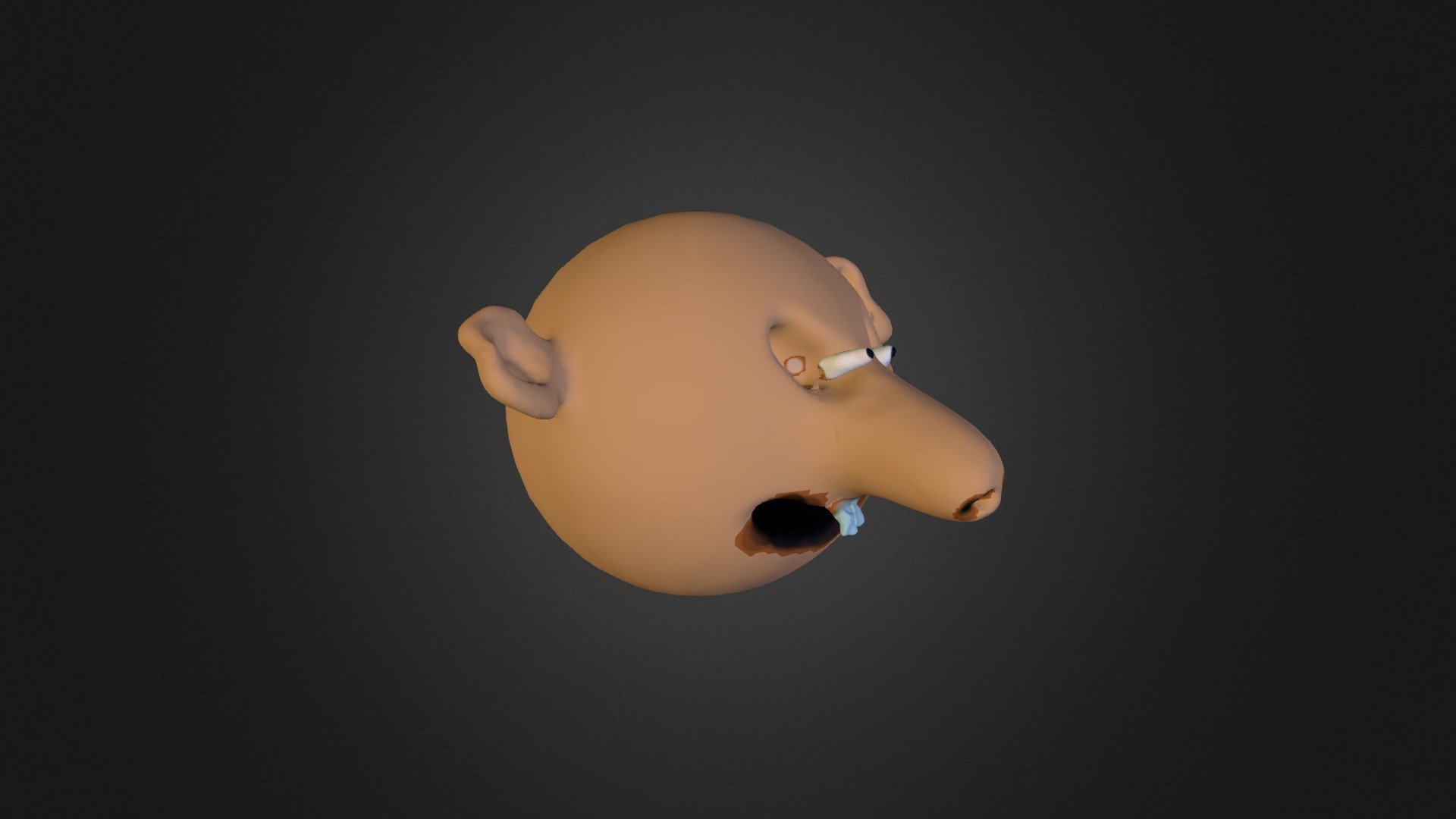 funny head - 3D model by leopoly [1f9c2a3] - Sketchfab