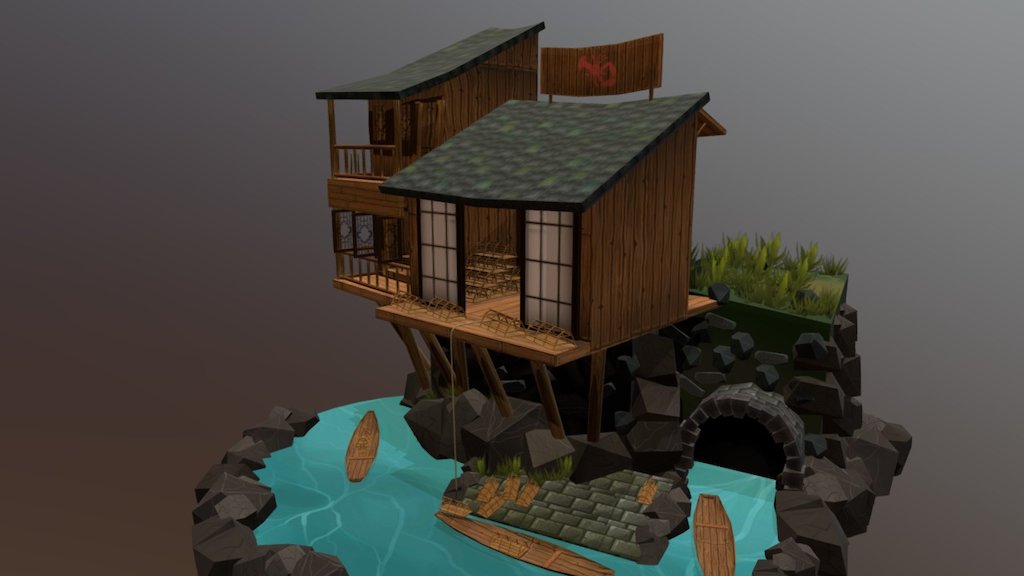 Lobster Market - Exam GameArt Dries De Ridder - Download Free 3D model by driesderidder [1f9e555 ...
