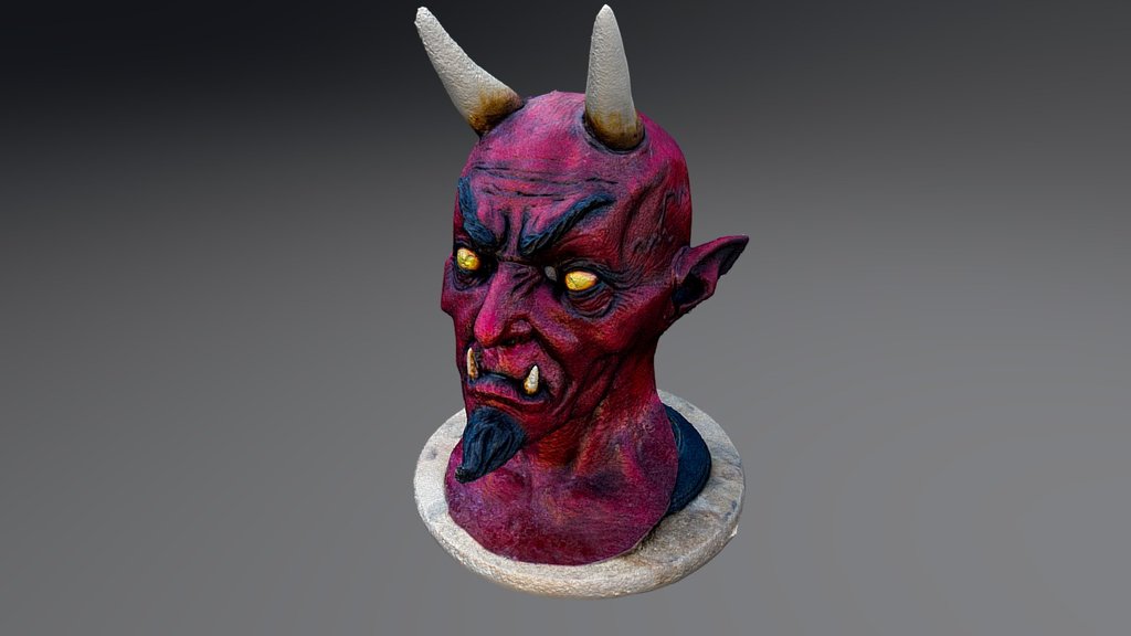 Demon Mask Textured - Download Free 3D model by direhawk [1f9ec18 ...