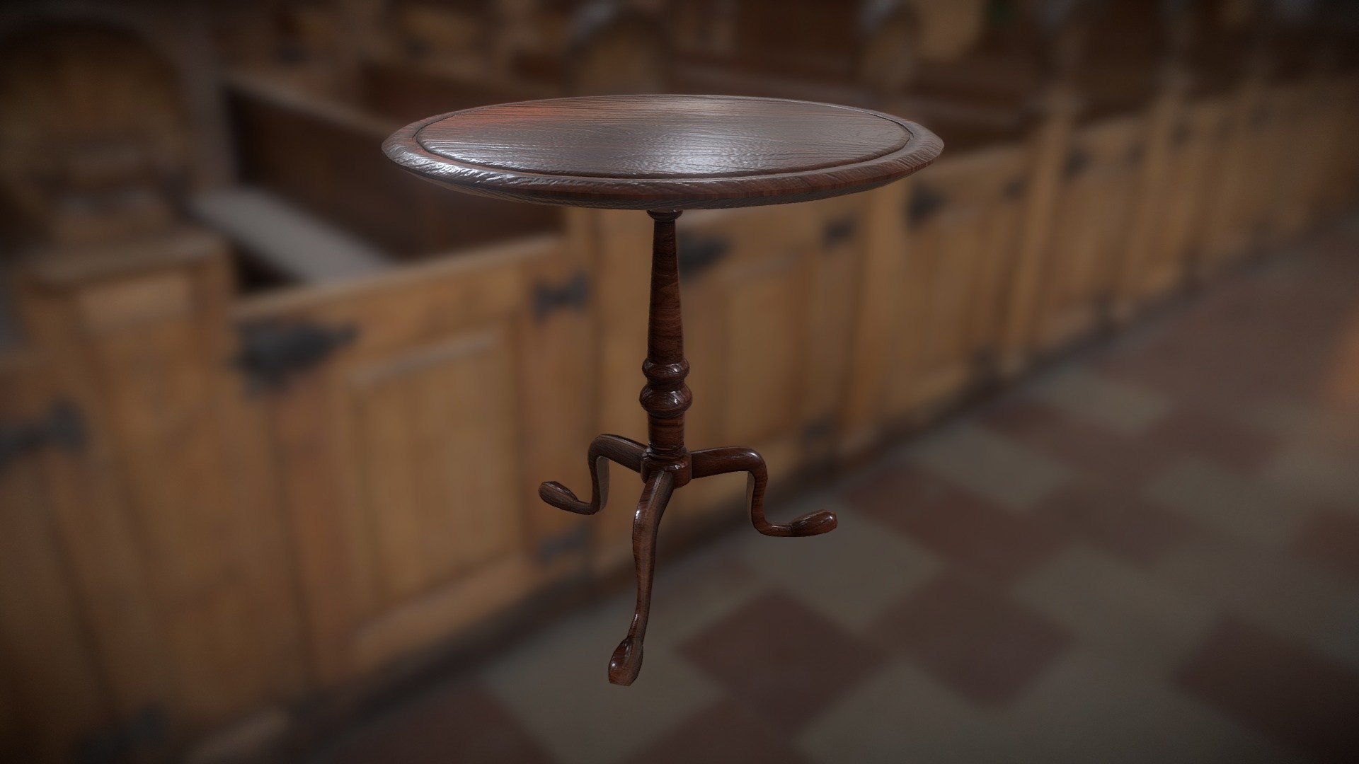 Small Table - Download Free 3D model by persnetto [1f9f517] - Sketchfab