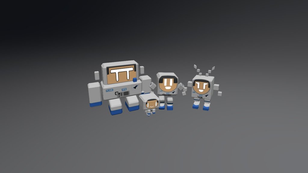 Space Pixels - 3D model by mollyoverboard [1f9fc79] - Sketchfab