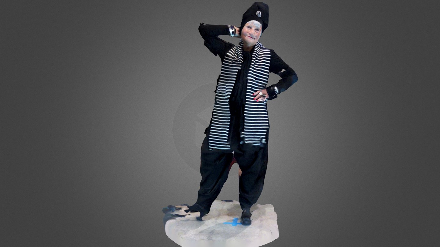 Jean from Idiosyncratic Fashionistas - 3D model by 3D selfie (@3dselfie ...