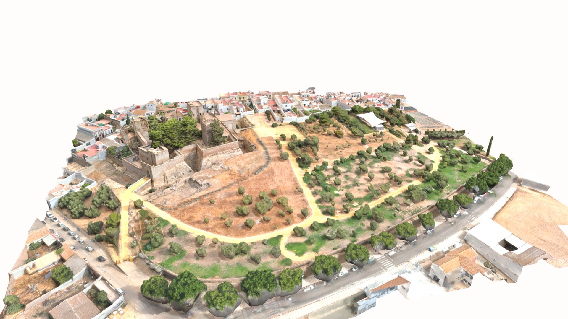 Castillo de Mairena o de Luna - 3D model by TCA Cartografía y Geomática ...
