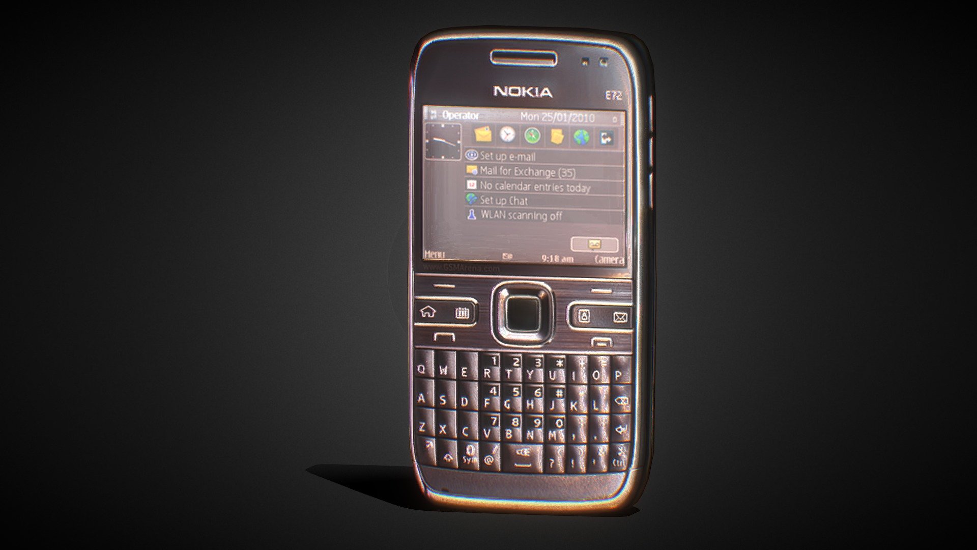 Nokia E72 - LowPoly for TheSims4 Cellphone - Download Free 3D model by ...