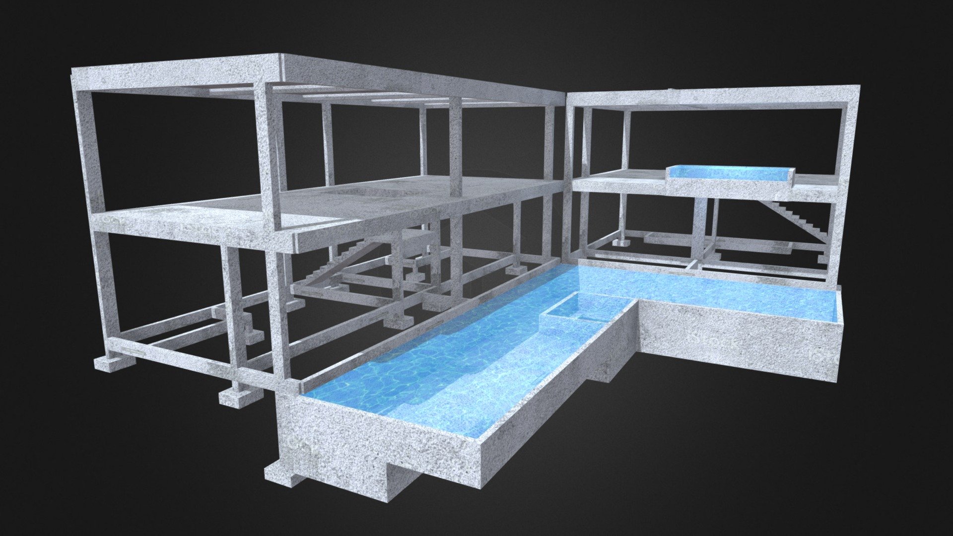 BANGALÔ - 3D model by Eng. Civil. Salomão Augusto (@salomaoahuad ...