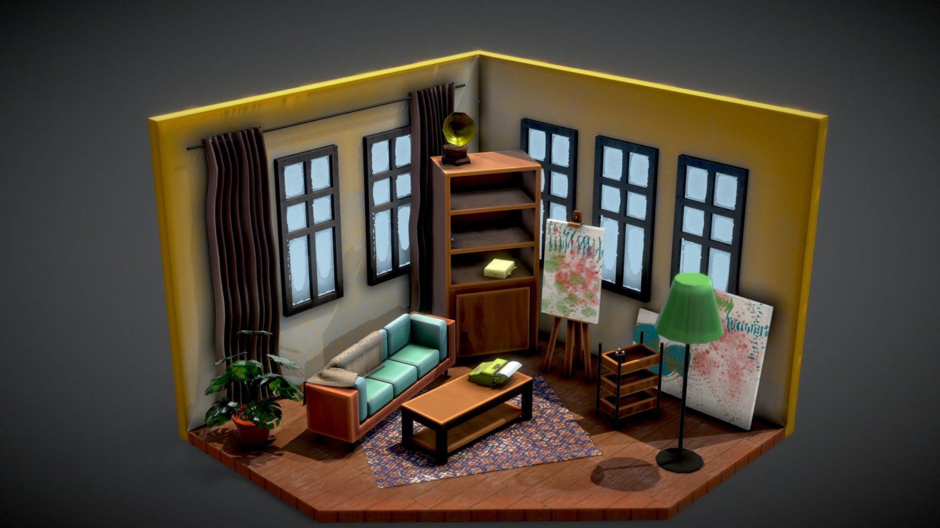 Nostalgic Place - Download Free 3D model by iveliz_art [1fa7a9e ...