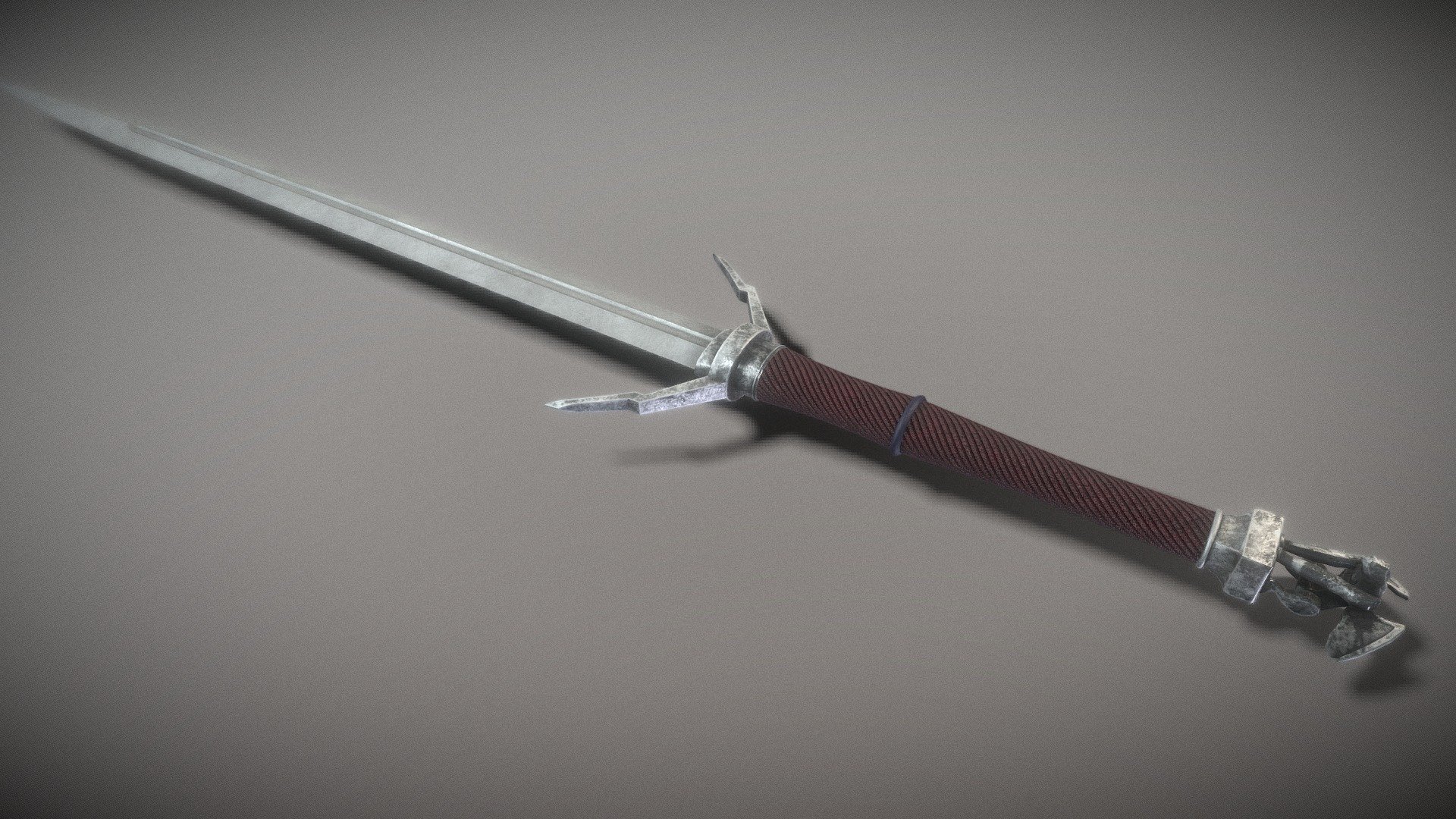 Witcher-Styled Sword - Download Free 3D model by Helyeouka [1fa830c ...