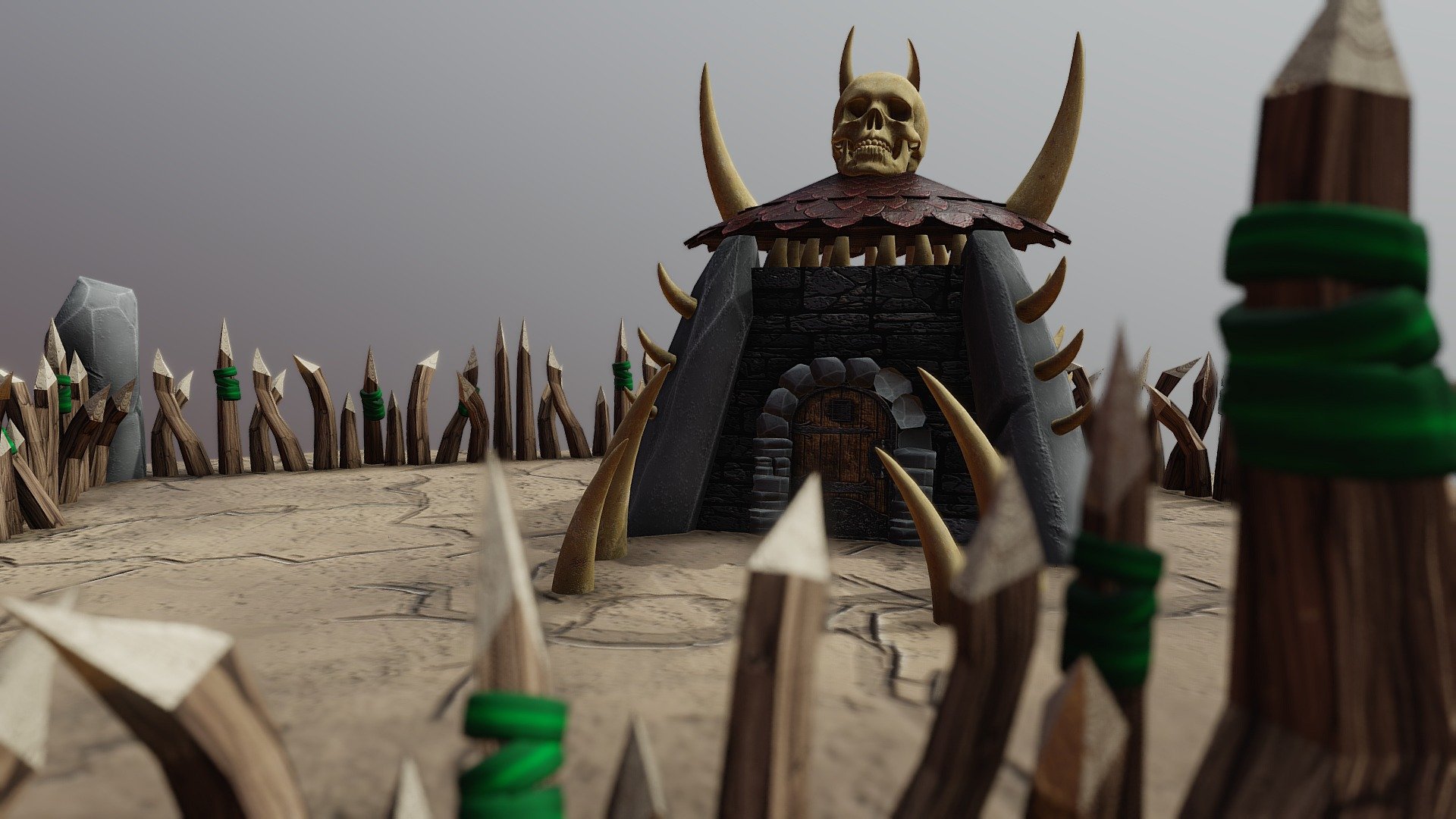 Basic Reptile Castle RTS - 3D model by Johnny Rumeliotis (@rumeliotis ...