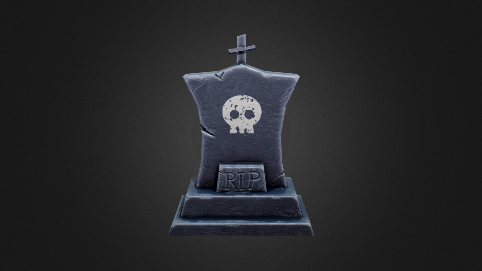 Gravestone - 3D model by Maxi (@maxicasella) [1faa1e8] - Sketchfab