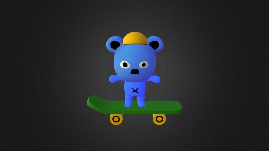 Blue Bearfinal - 3D model by merlin.mustache [1fab96a] - Sketchfab