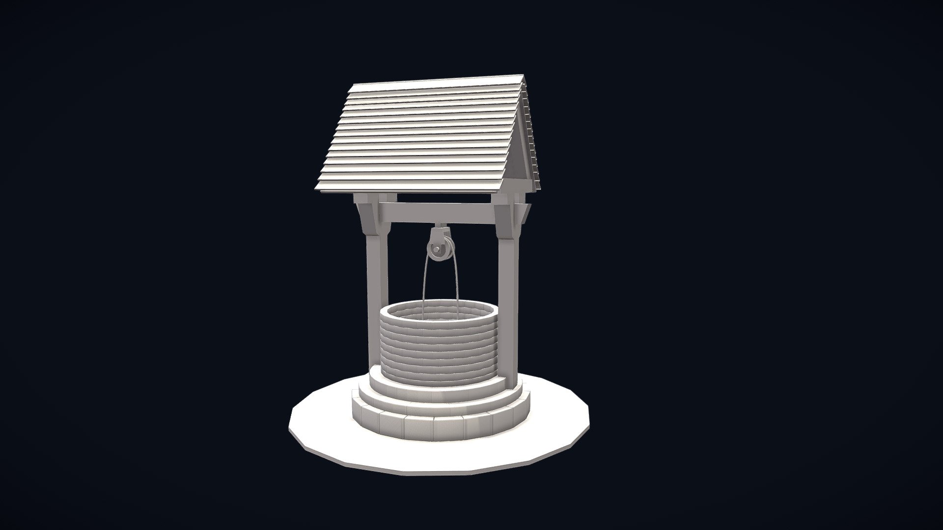 studnia - 3D model by karo115 [1fad075] - Sketchfab