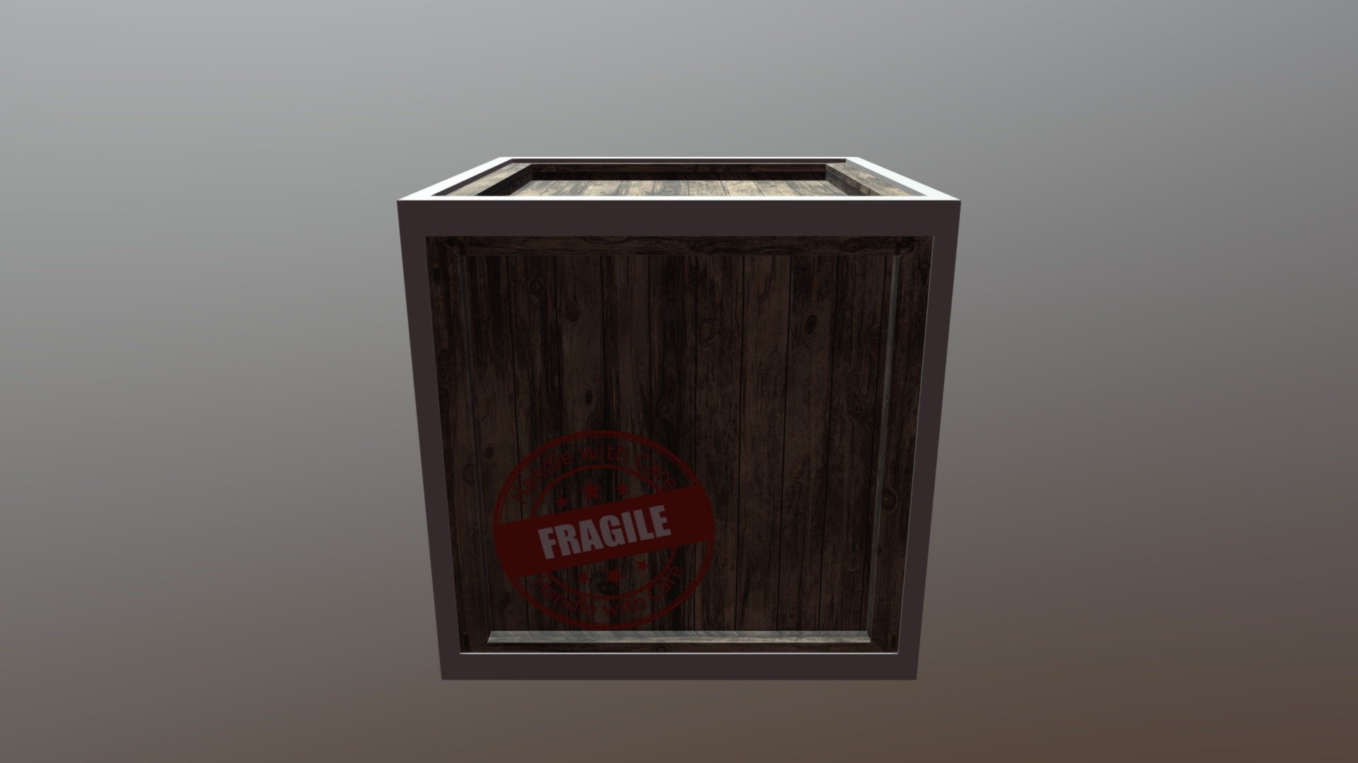 Fragile Crate - 3D model by CoreyAizeGD [1faf93f] - Sketchfab