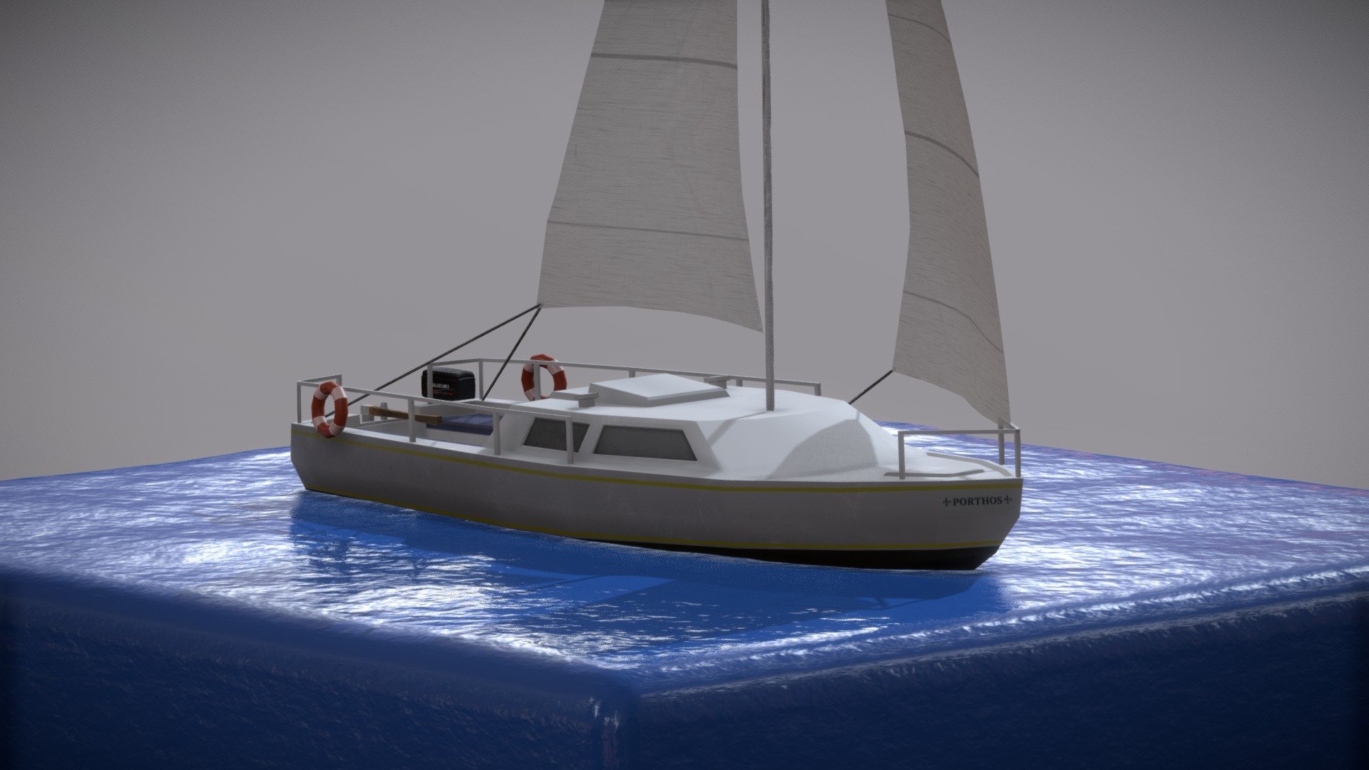 Saliboat - Buy Royalty Free 3D model by Gabriel Quintana ...