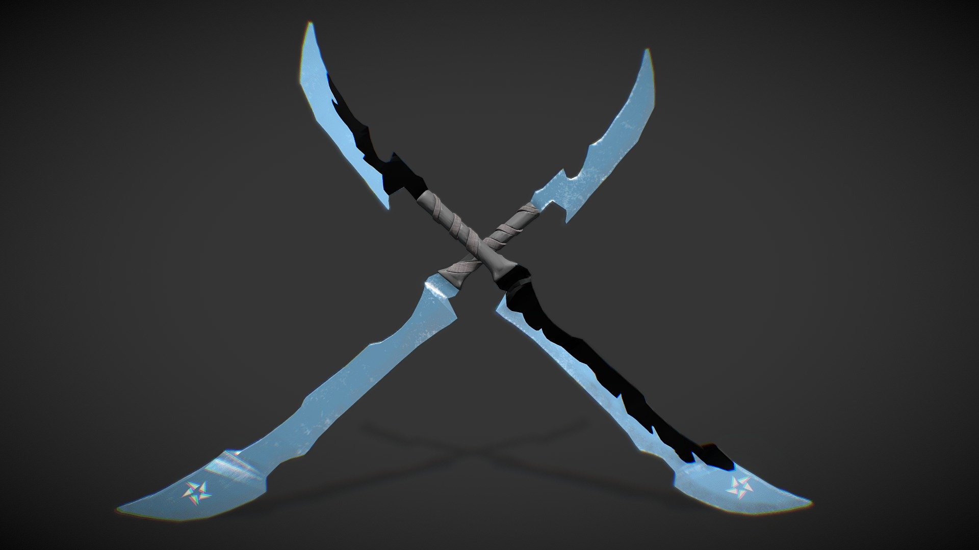 Double Sided frost sword - Download Free 3D model by BUCKY ...
