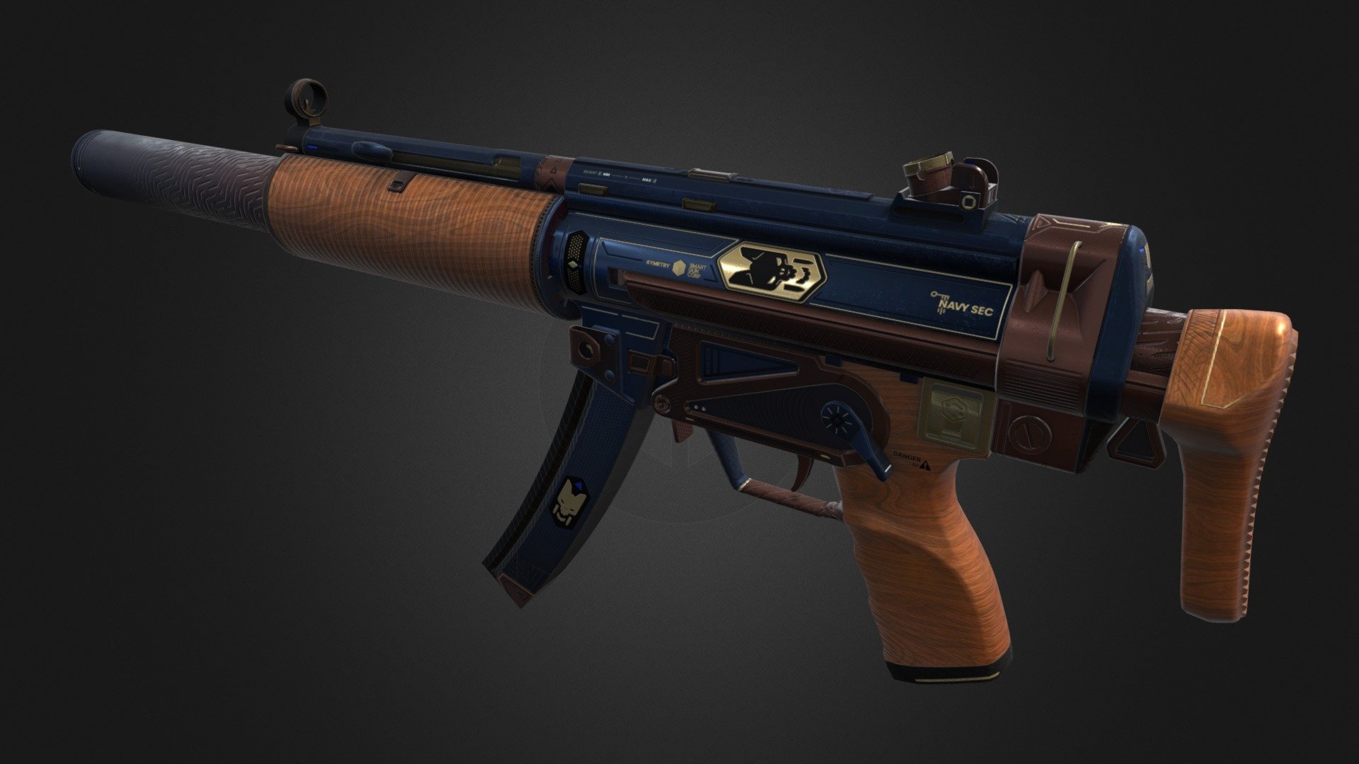 MP5 - Navy Sec - 3D model by tanapta [1fb11d7] - Sketchfab