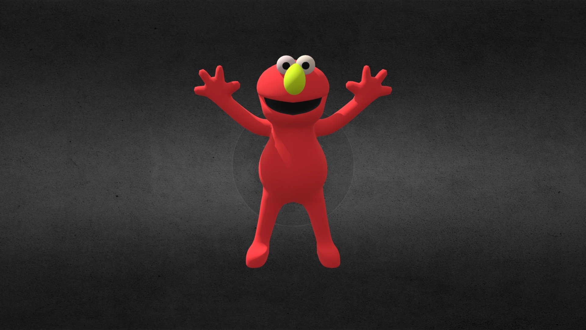 Elmo – 3D Character Model (Fan Art) - 3D model by Noman Ahmad ...