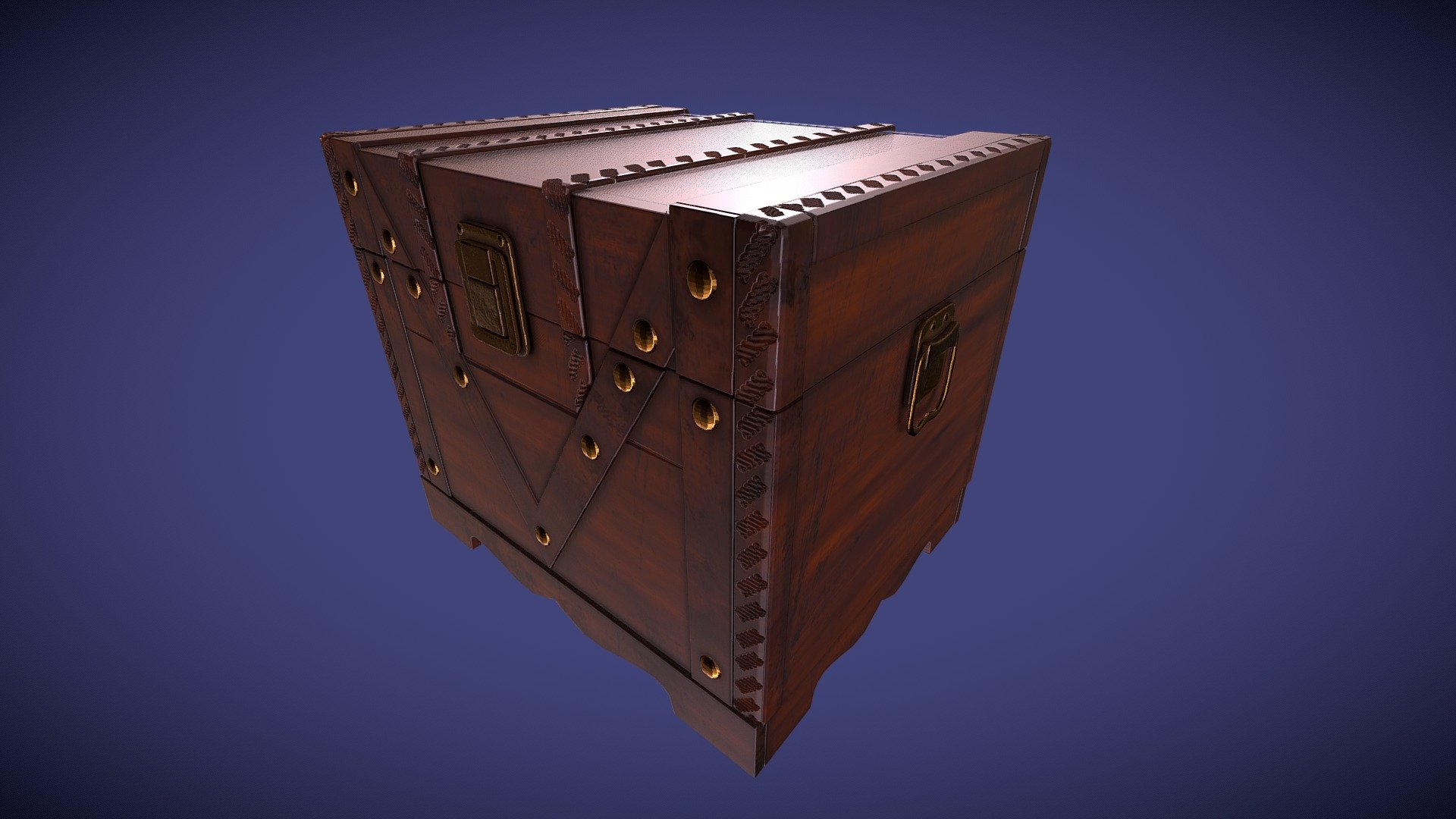 Wooden Treasures Box - Download Free 3D model by RatATatKat [1fb5257 ...