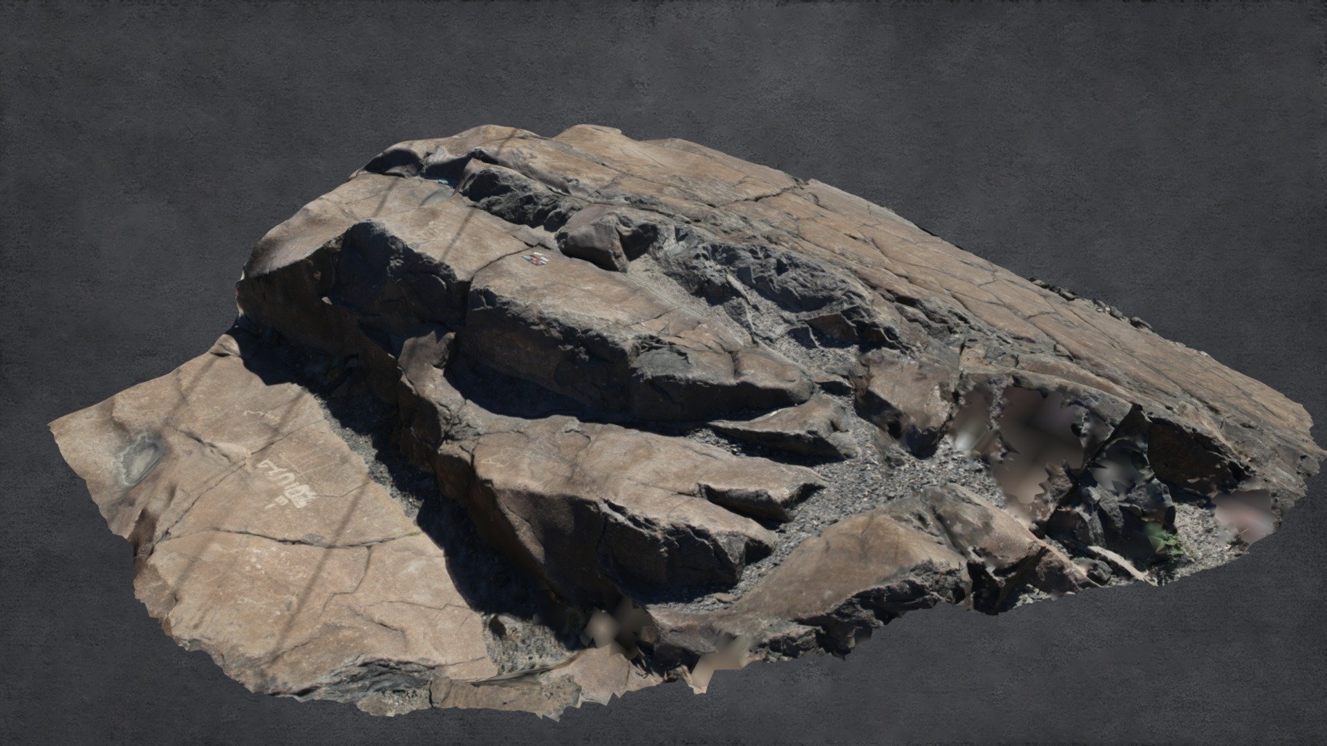 Rock Carving at Chilas 1 (Rock 01-2) - 3D model by cvlablums [1fb53d4 ...